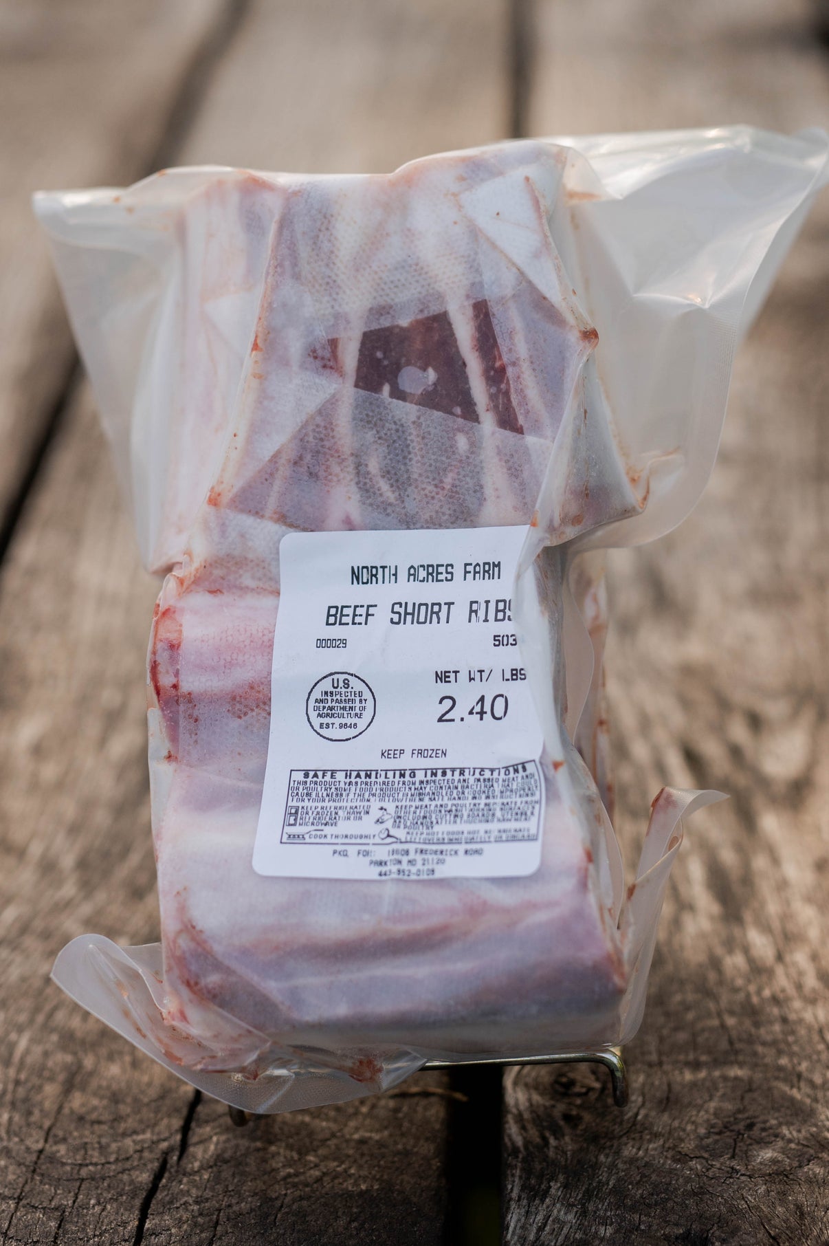 Bone-In Short Ribs – North Acres Farm